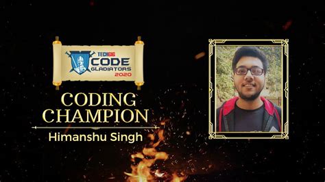 Techgig On Linkedin Codingchampion Codeinquarantine Techgig Techgigcodegladiators 12