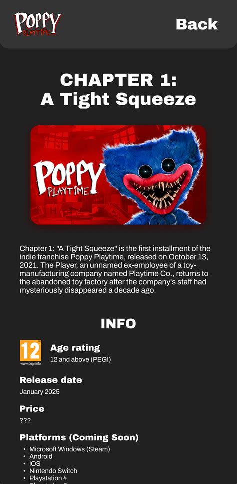 Github Gabrieldja Poppyplaytime Wiki App Poppy Playtime Wiki Is A Wiki Application For Mob