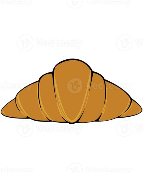 Mano Dibujado Cuerno Icono Insignia Panadería Para Diseño Menú