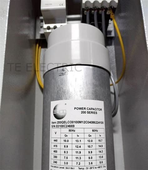 5 Kvar 10 Kvar 440v 1 Step Capacitor Bank Come With Metal Box Home