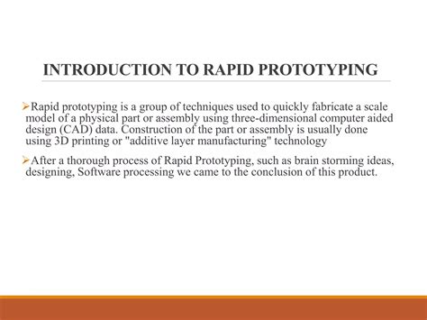 3d printing rapid prototyping based on fused deposition modelling ppt