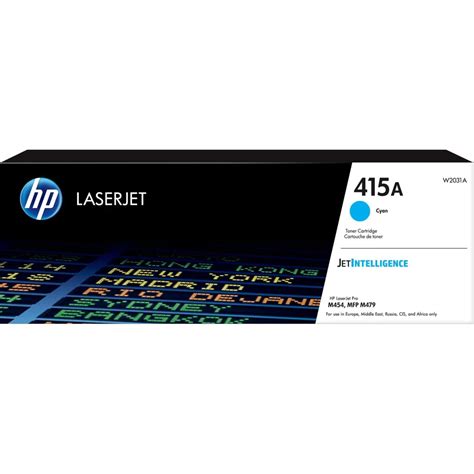 HP 415A Cyan Original LaserJet Toner Cartridge CE401A