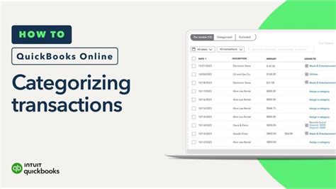 How To Categorize Your Transactions In Quickbooks Online Mario