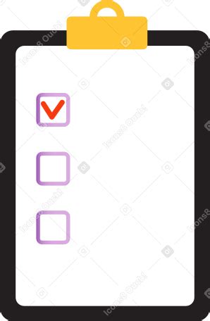 Clipboard Checklist Png