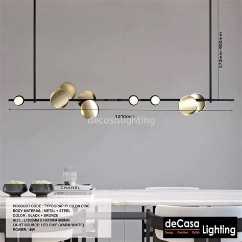 Pre Order Designer Pendant Light L1200mm Long Shape Pendant Light