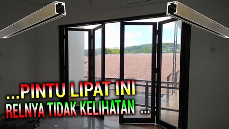 Cara Pasang Rel Pintu Lipat Aluminium 4 Daun YouTube