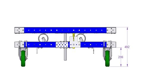 Rotating Cart 1260 X 840 Mm Flexqube