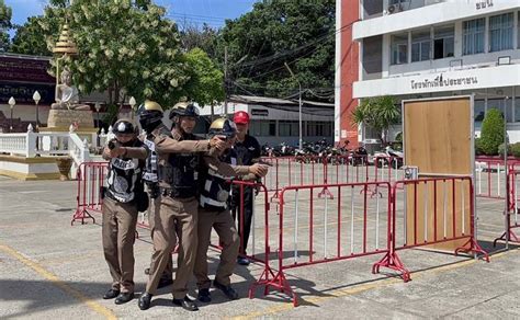 ในประเทศ โปลิศบุรีรัมย์ ฝึกเข้มยุทธวิธีระงับเหตุ คนร้ายกราดยิง คุ้มคลั่งอาละวาด