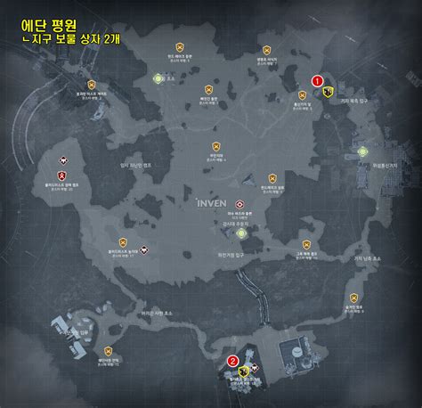 장비 제작 재료를 획득하자 지구 및 금성 보물 상자 위치 정리