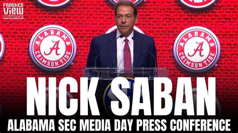 Nick Saban Talks Nil Deals Bryce Young Cfb Realignment And Alabama
