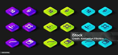 세트 경찰 고무 지휘봉 마약의 비닐 봉지 영국 경찰 헬멧 감옥 창 워키 토키와 헥사그램 보안관 아이콘 벡터 3차원 형태에 대한 스톡 벡터 아트 및 기타 이미지 Istock