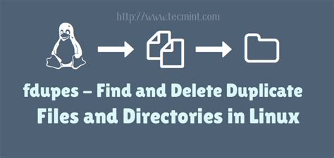 Fdupes A Command Line Tool To Find And Delete Duplicate Files In Linux