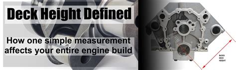 What Does Deck Height Mean On An Engine At Sybil Downing Blog
