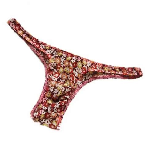 낮은 허리 남성 반투명 작은 음경 파우치 섹시한 남성 거즈 꽃 끈 팬티 G 스트링 비니 팬티 Zjh021