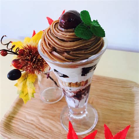 秋の期間限定メニューが登場 旬のフルーツを使ったスイーツを提供する農園カフェ湯郷 今が旬の栗を使ったマロンパフェマロンワッフル新発売