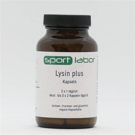Lysin Plus Kapseln Sportlabor