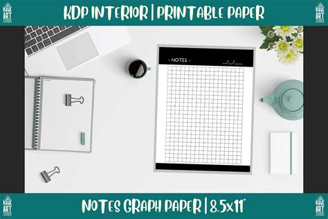 Notes Graph Paper Black Graphic By Kayeartstudio Creative Fabrica