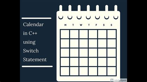 calendar in c using switch statement how to check days in a month programming tutorial