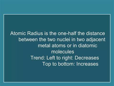 Periodic Variations Ppt