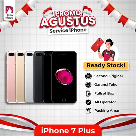 Jual Ip 7 Plus Second Original Fullset Shopee Indonesia
