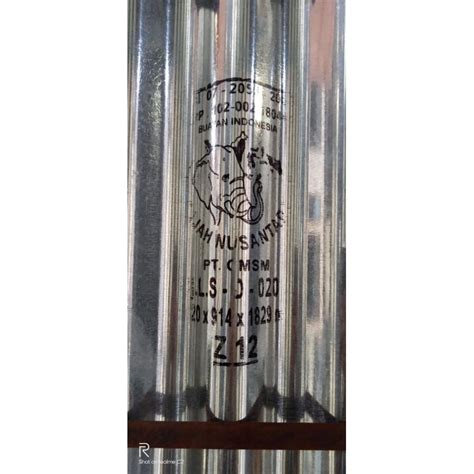 Jual Seng Gelombang Galvanis 180 X 80 X 02 Murah Harga Pabrik Shopee