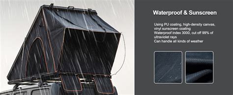 Naturnest Rooftop Tent Hard Shell Bamacar Rooftop Tent For