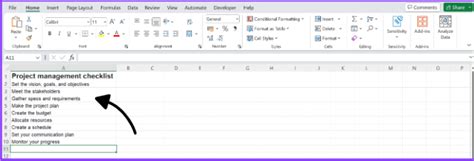 How To Create A Checklist In Excel With Templates And Examples