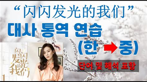 한중통역연습 번역을 통한 중국어 표현력 향상 Youtube