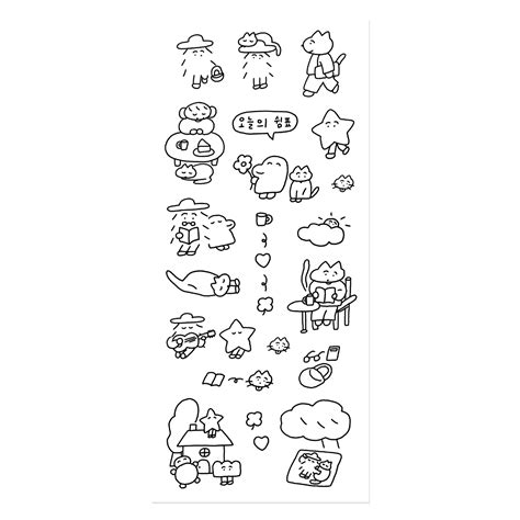 [단춤] 오늘의 쉼표 스티커 Paperuler