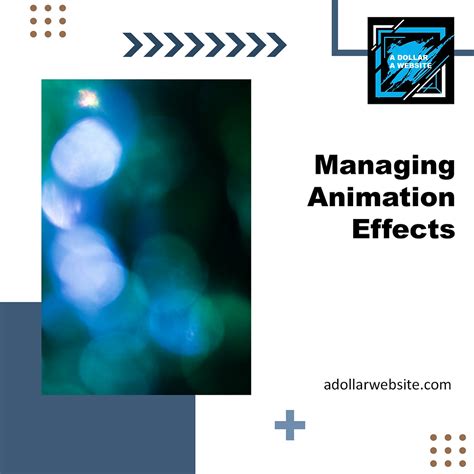 Wix Editor Managing Animation Effects