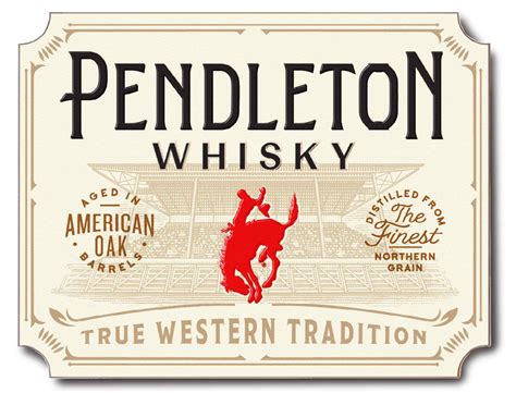 Pendleton Whisky Label Rendered By Steven Noble World Brand Design