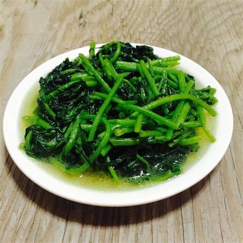 【清炒茼蒿图片】虞美人下厨房