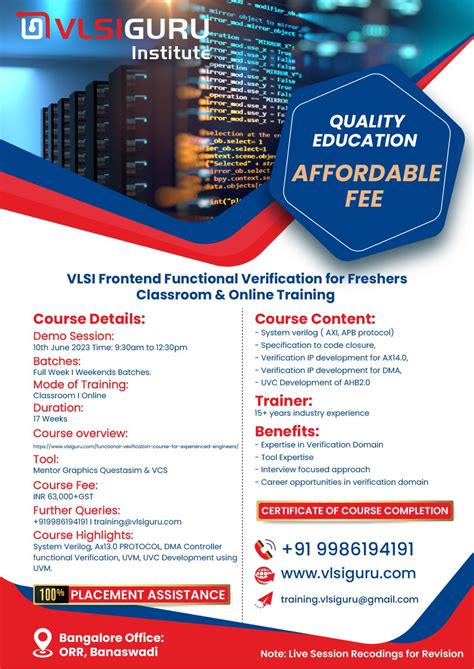 Vlsitraining Trainingcourses Vlsidesign Verificationengineer
