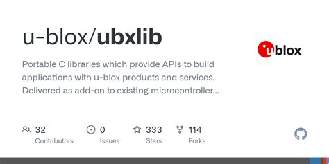 GitHub U Blox Ubxlib Portable C Libraries Which Provide APIs To Build Applications With U
