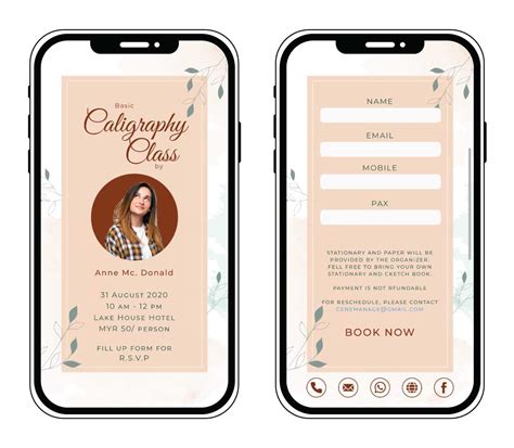 Caligraphy By Card Digital Virtual Card