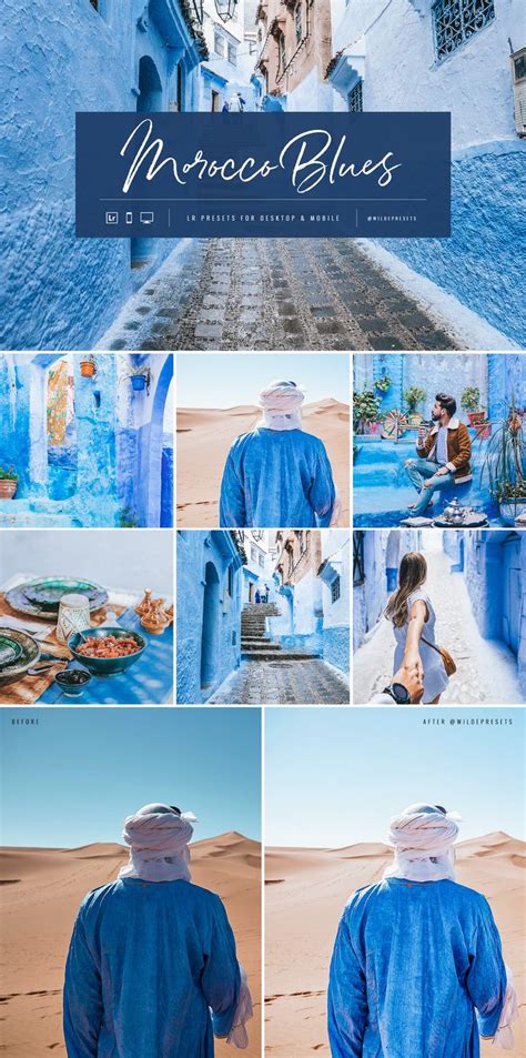 Morocco Blues Lightroom Presets For Desktop Mobile By Wilde Presets