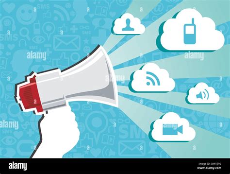 Cloud Computing Marketing Concept Stock Vector Image Art Alamy