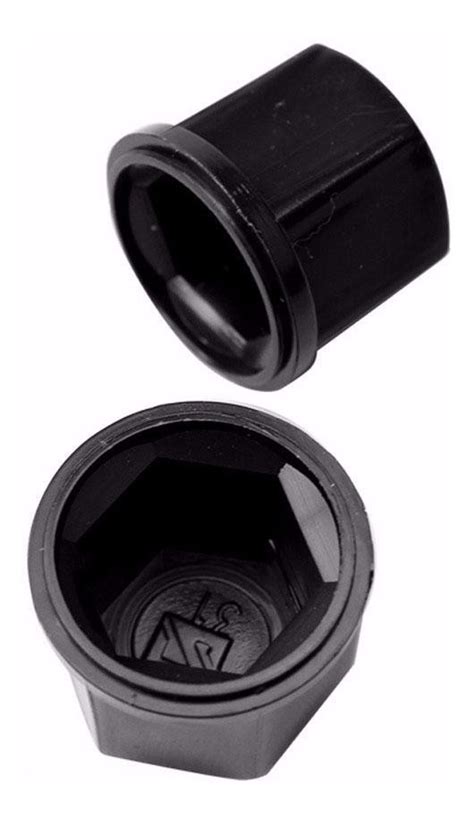 Kit Capa Tampa Parafusos Roda Preto 16 Pç 19mm Universal Parcelamento