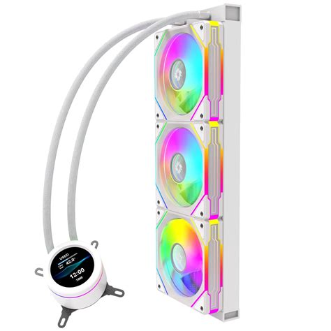 Cpu Mm Cooler Argb Cpu Temperature Display With Cooling Fan Editable Lcd Computer Liquid