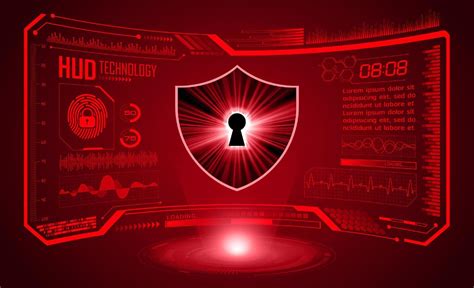Modern Hud Technology Screen Padlock Background 13679783 Vector Art At Vecteezy