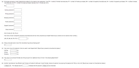 Answered A Formulate And Solve A Linear… Bartleby