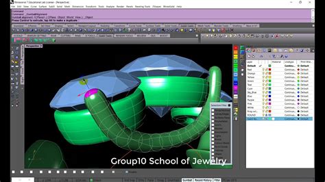 How To Make A Ring With Sub D In Rhino With Grasshopper Gold YouTube