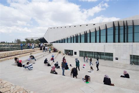 Heneghan Pengs Limestone Clad Palestinian Museum Is Set Among Angular