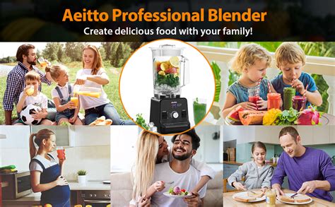 Aeitto Blender Blenders For Kitchen With 1500 Watt Motor