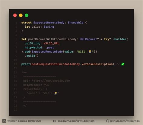 Urlrequest Builder A Sample Code Wilmer Barrios Posted On The Topic