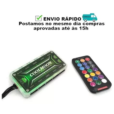Controladora E Hub Rgb V Pin At Fans Cooler Rgb Parcelamento Sem Juros
