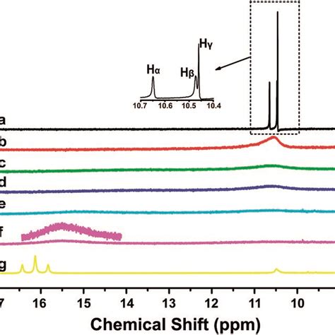 Partial ¹h Nmr Spectra Of Bnb T4 5 Mm In Dmso D6 Upon The Addition Of