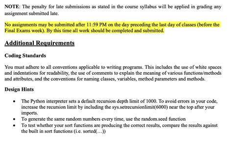 Solved Project Objectives Review Sorting Lists Using Chegg