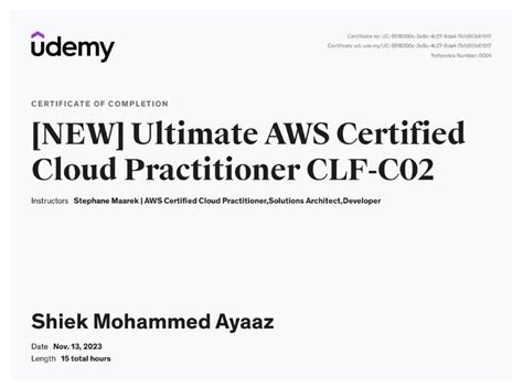 Mohammed Ayaaz On Linkedin Just Finished The Course On Aws Cloud