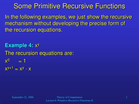 Ppt Some Primitive Recursive Functions Powerpoint Presentation Free